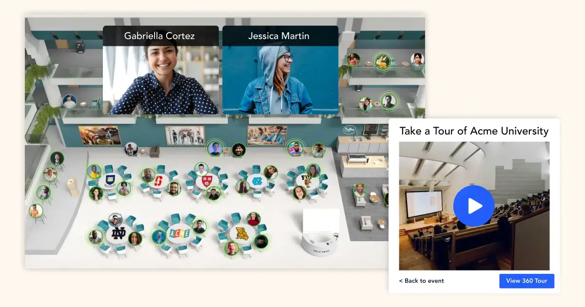 Virtual Education Fair Platform & Software (2024) - Remo